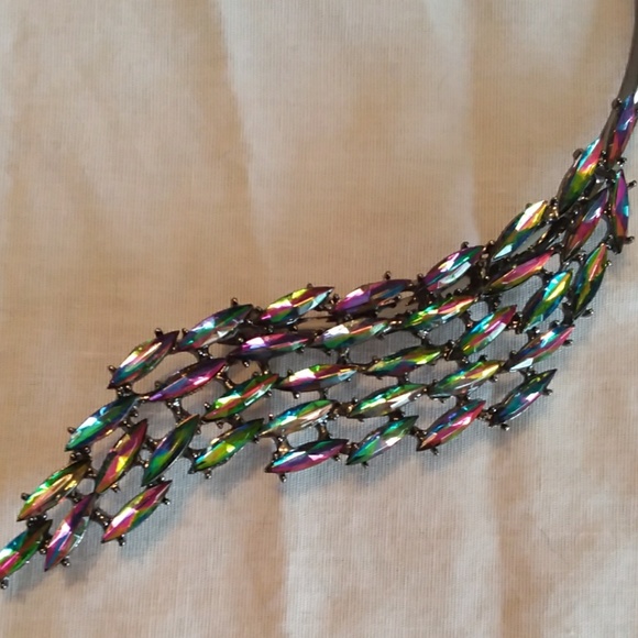 Jewelry | Boho Multi Color Rhinestone Choker Necklace | Poshmark
